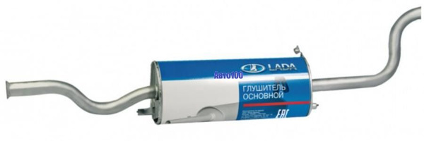 Глушитель ВАЗ 2106 (алюминизированная сталь) LADA 21060120001083 ...
