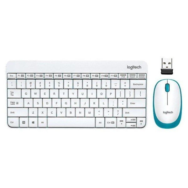 Logitech MK245 Беспроводная Водонепроницаемая эргономичная клавиатура ...