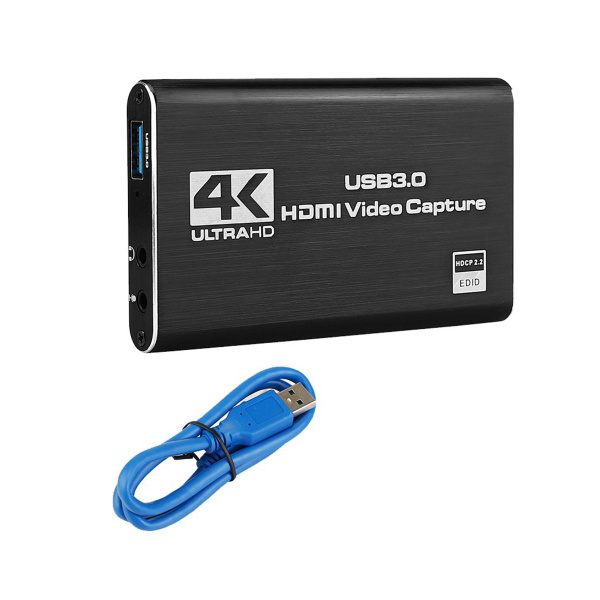 Карта видеозахвата 4K, коробка для записи камеры HD 1080P, 60 кадров в ...