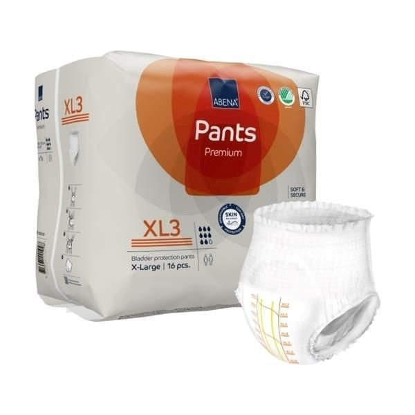 Подгузники трусики для взрослых ABENA Pants XL3 Дневные, объем в бедрах ...