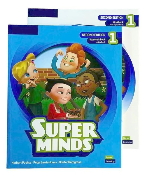 Super Minds Level 1: Student's book + Workbook + диск - купить с ...