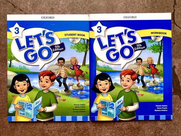 Let's Go 3 5th edition (Учебник + Рабочая Тетрадь + CD/DVD) | Nakata Ritsuko - купить с ...