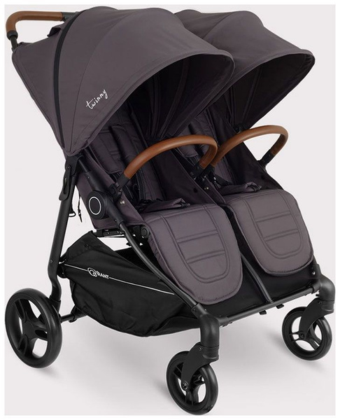 Коляска для двойни Rant Twinny RA151 Moon grey - купить с доставкой по ...