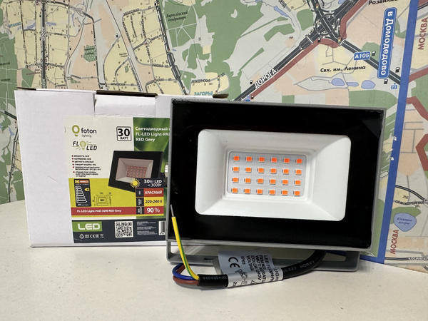 Прожектор Foton Lighting, Светодиодный (красный) FL-LED Light-PAD RED ...