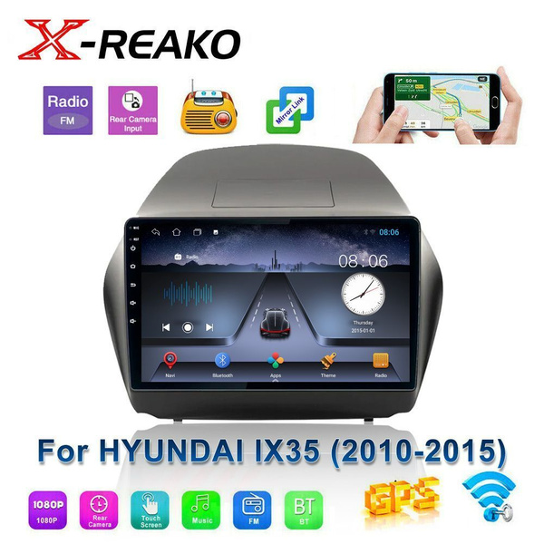 Магнитола для Hyundai ix35/Tucson 2010-2015 IPS экран 9 дюймов 2/64Гб ...