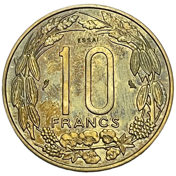 Центрально-Африканские Штаты 10 франков 1974 г. Essai (Проба) - купить в интернет-магазине OZON ...