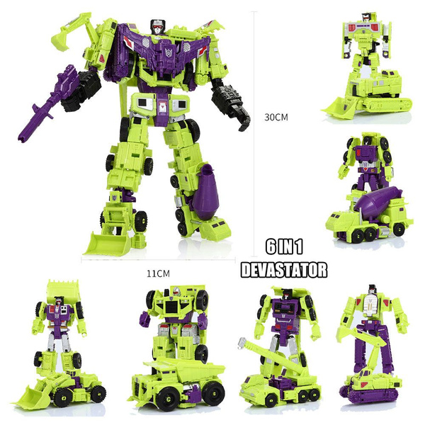 Робот-трансформер, игрушки HZX Defensor Bruticus Superion Devastator ...