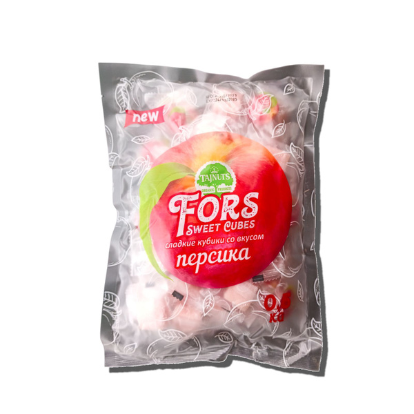 Сладкие кубики со вкусом персика, "TAJNUTS", 500гр - купить с доставкой ...