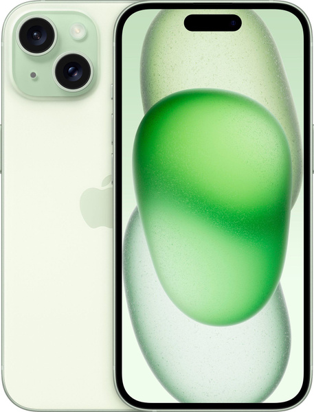 Смартфон Apple A3092 iPhone 15 128Gb зеленый моноблок 3G 4G 2Sim 6.1 ...