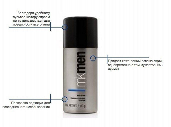 Дезодорант мужской Мери Кей Парфюмиированный спрей для тела Mary kay ...