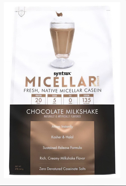 Казеиновый протеин Syntrax Micellar Creme, Шоколадный коктейль - купить ...