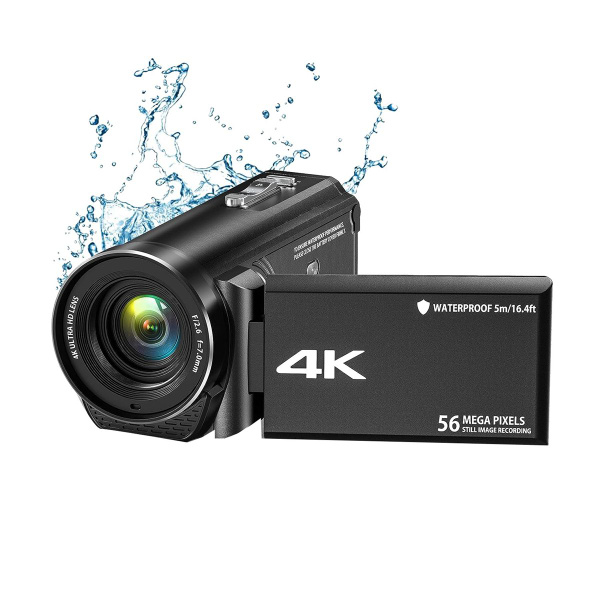 Видеокамера, камера 4K Ultra HD, 56 МП, 30 кадров в секунду ...