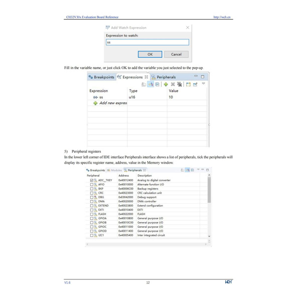 CH32V307V-EVT-R0 CH32V307 Макетная плата с 32-битным ядром RISC-V ...