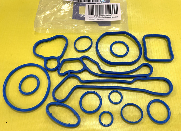 Комплект прокладок теплообменника (силикон) для Шевроле (Chevrolet ...