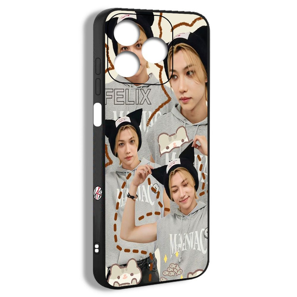 чехол для смартфона Подходит для Tecno Spark 10c стрэй кидс Феликс арт