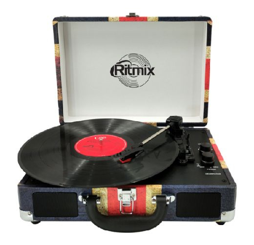 Проигрыватель виниловый Ritmix LP-120B UK Flag по низкой цене с ...