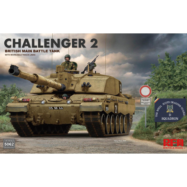 Сборная модель британского танка Challenger 2 Rye Field Model RM-5062 - купить с доставкой по ...