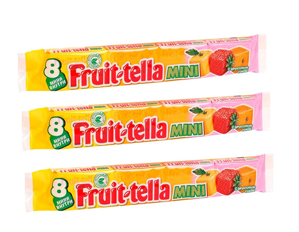 Конфеты жевательные Fruittella mini мультипак,3шт. х 88г. - купить с ...
