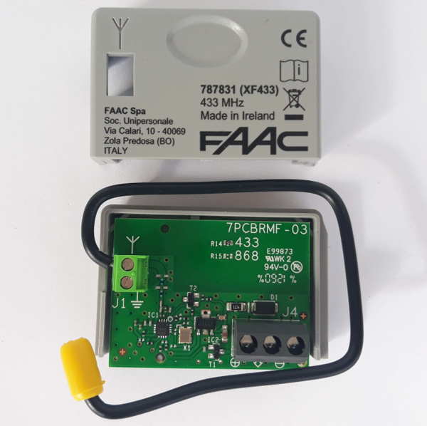 Радиоприемник встраиваемый двухканальный FAAC XF 433 (787831) - купить с доставкой по выгодным ...