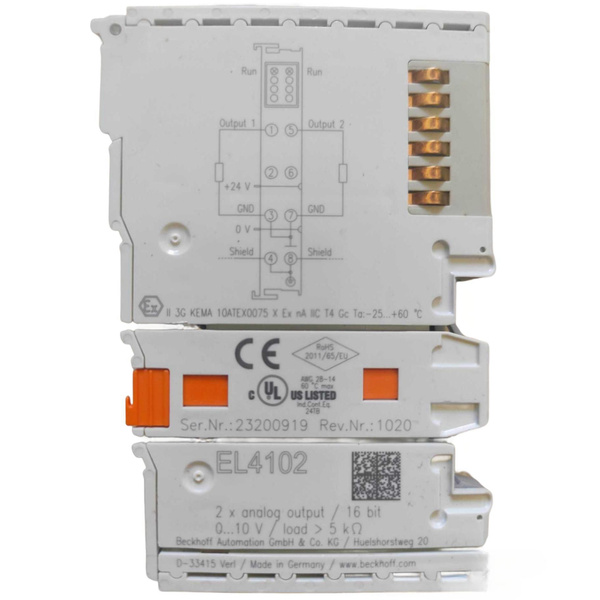 Совершенно новый оригинал BECKHOFF EL4102 - купить с доставкой по ...