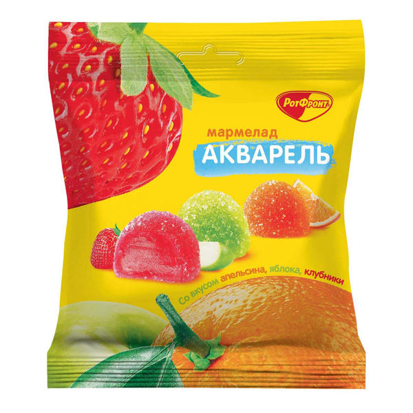 Мармелад Акварель, Рот Фронт, 250 гр. - купить с доставкой по выгодным ...
