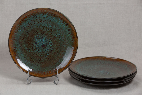 Набор тарелок MIXOM, Керамика, диаметр 28 см - купить по низким цене в интернет-магазине OZON ...