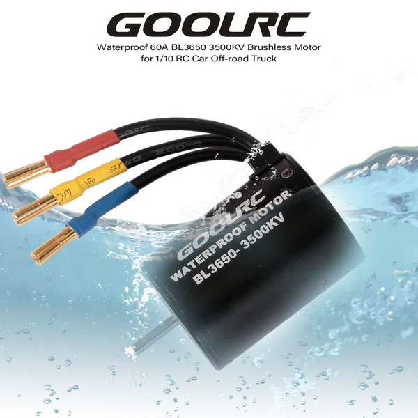GOOLRC Водонепроницаемый бесщеточный двигатель BL3650 3500KV с ESC 60A для - купить с доставкой ...