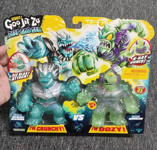 GooJitZu Toys, надувные игрушки 2-го поколения, Крокодил+огненный ...