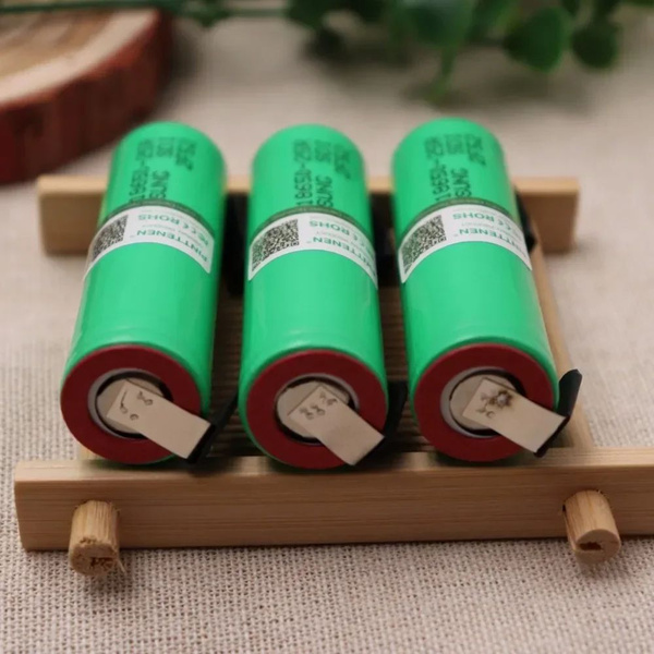 100% Зарядные батареи Samsung 18650 2500mah INR18650 25R 20A + DIY ...