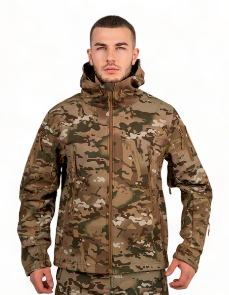 Куртка камуфляжная ESDY, размер 48 (L), Демисезон, цвет хаки купить c доставкой на OZON по ...