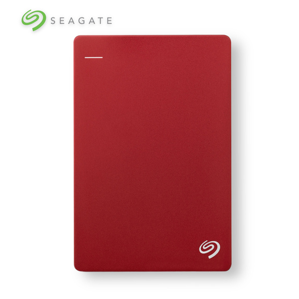 Seagate 1 ТБ Внешний жесткий диск Backup Plus Slim (SRD00F1), красный ...