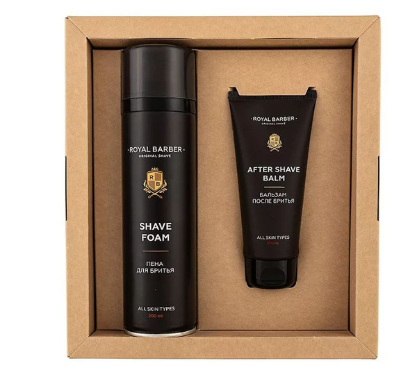 ROYAL BARBER Набор 25 PERFECT MAN (Набор для бритья) "200 мл x 100 мл" купить на OZON по низкой ...
