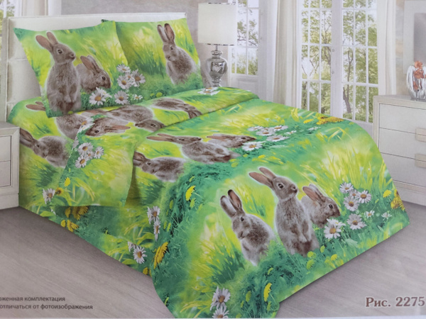 Комплект постельного белья Sofia Зайцы , наволочки 70x70 купить c доставкой на OZON по низкой ...