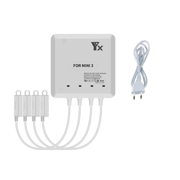 Зарядное устройство Rapid Hub для Mini 3 Pro/MINI Intelligent 8,5 В x 2,0 А, 4 выхода - купить с ...