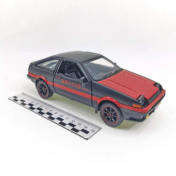 Машинка коллекционная. Модель 1:24 Toyota AE86 Sprinter Trueno (Initial D-Trueno AE86) 21см ...