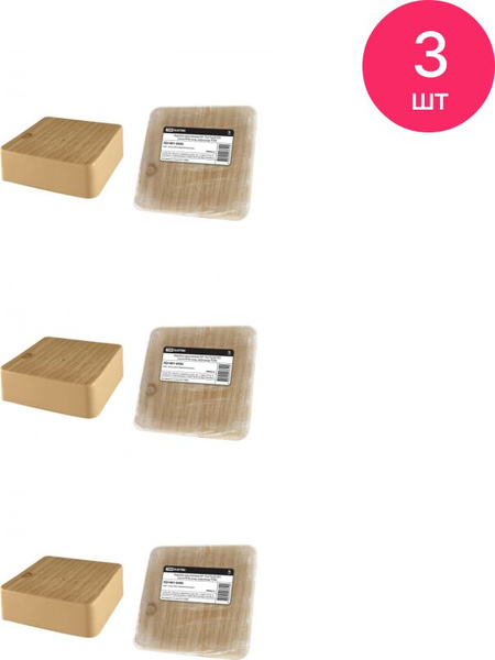 Распределительная коробка TDM Electric / ТДМ Электрик КР распаячная ОП, наружная сосна ...