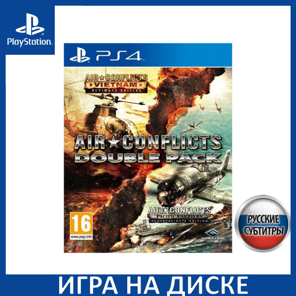 Игра Air Conflicts: Double Pack (Pacific Carriers + Vietnam) PS4 Диск ...