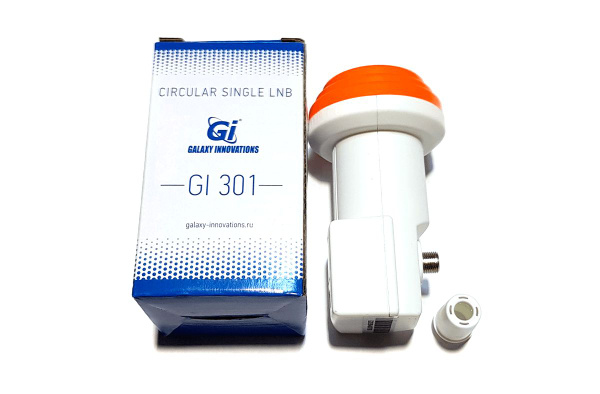 Спутниковый конвертер GI-301 высокочувствительный для Триколор и НТВ-Плюс с одним выходом и ...