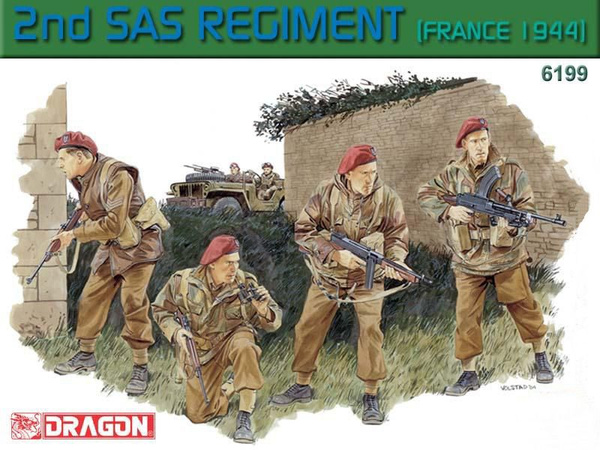 Фигурка коллекционная Dragon Models Солдаты 2nd SAS regiment - купить ...