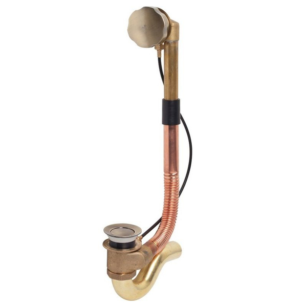 Слив перелив для ванны полуавтомат KAISER 8003An цвет античная бронза ...