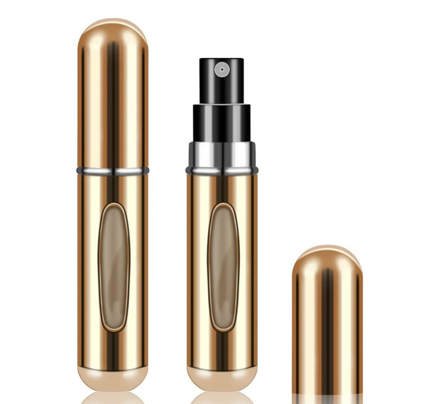Атомайзер для духов, парфюма, антисептика глянцевый золотой ...