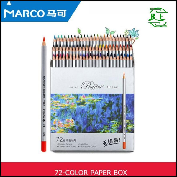 карандаши цветные marco raffine 24/36/48/72 цвета нетоксичн-FB - купить ...