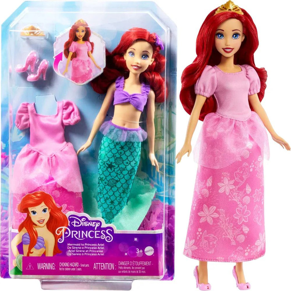 Disney Игрушки принцессы, кукла Аriel из русалки в принцессу 2-в-1 ...