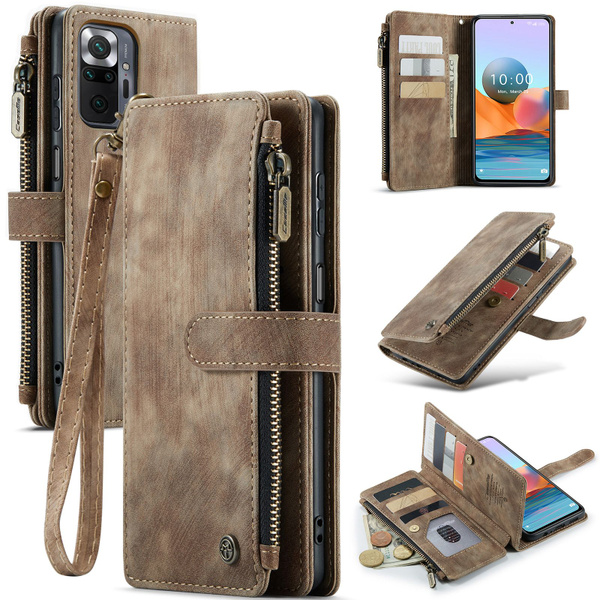CaseMe Чехол кошелек для Xiaomi Redmi Note 10 Pro 4G / Note 10 Pro Max ...