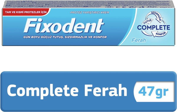 Fixodent Крем-адгезив для зубных протезов Complete Mint 47 гр - купить ...