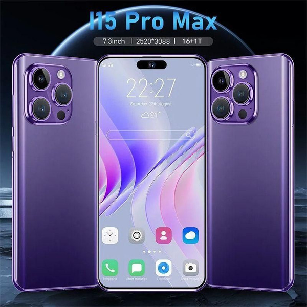 Смартфон i15 pro max 4G/5G 8000mAh Google Play 48MP+108MP Android 13.0 ...