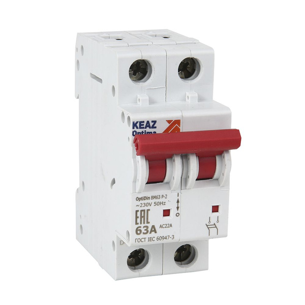 Выключатель нагрузки 2П 40А 400В OptiDin BM63P-240-УХЛ3 (ВМ63Р) 103893 КЭАЗ купить на OZON по ...