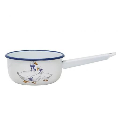 Ковш 1,5л, эмалированный Гуси - купить с доставкой по выгодным ценам в ...