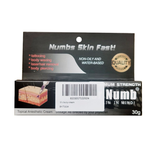 Super Fast Местный обезболивающий крем для татуировок Numb 30g - купить ...