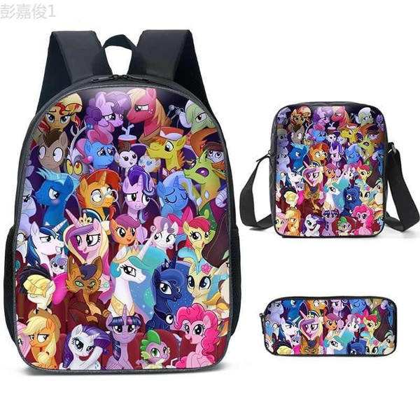 Детский рюкзак My Little Pony унисекс набор для школы с ланчбоксом и ...